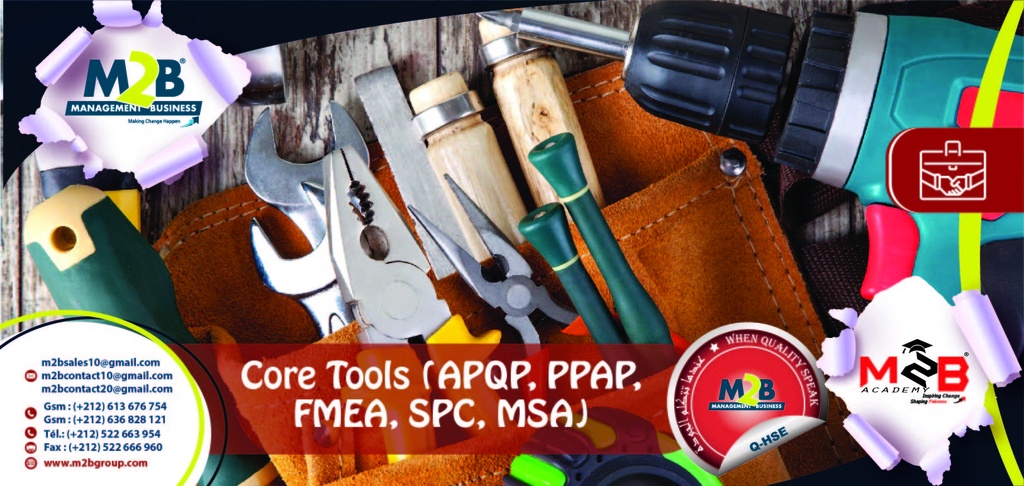 Core Tools (APQP, PPAP, FMEA, SPC, MSA) | M2B ACADEMY